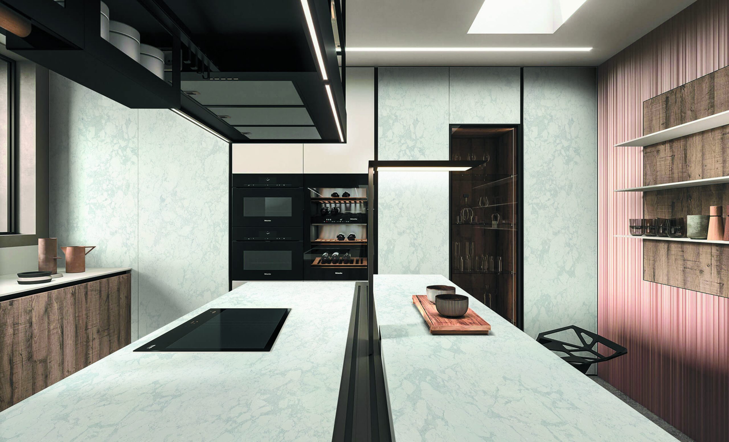 Kitchen Project using Celestial Grey | Picasso Stones